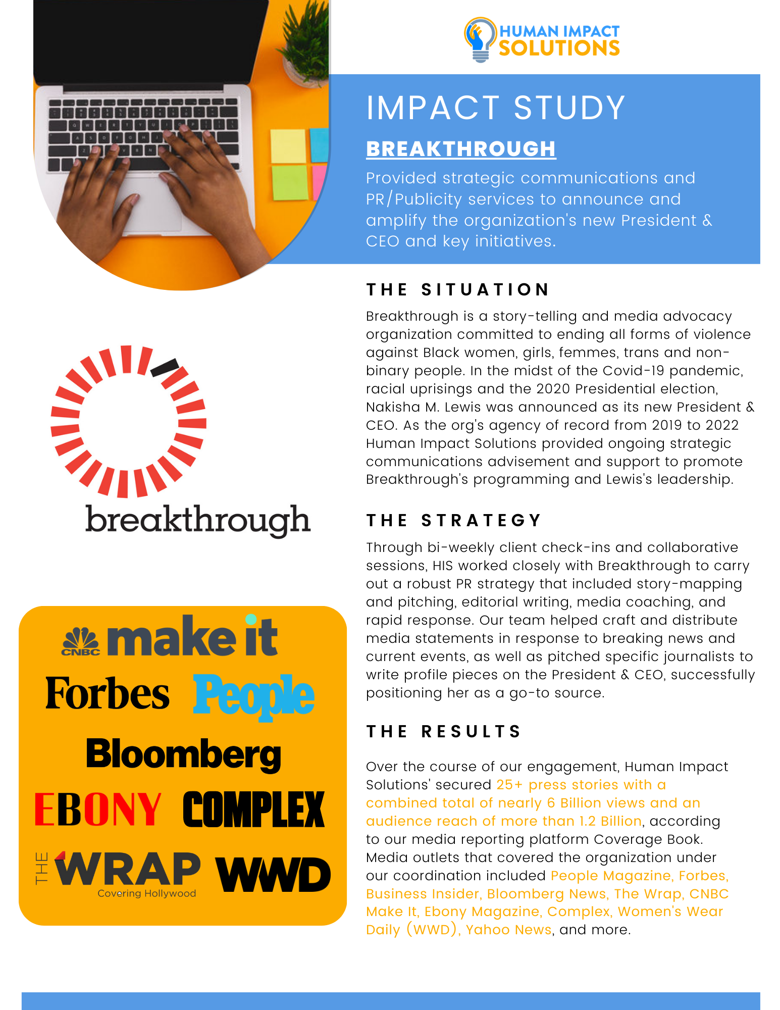 2022-2023 Impact Studies – Human Impact Solutions